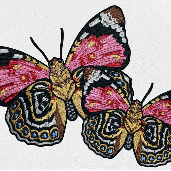 Embroidered Butterfly Patches - Etsy