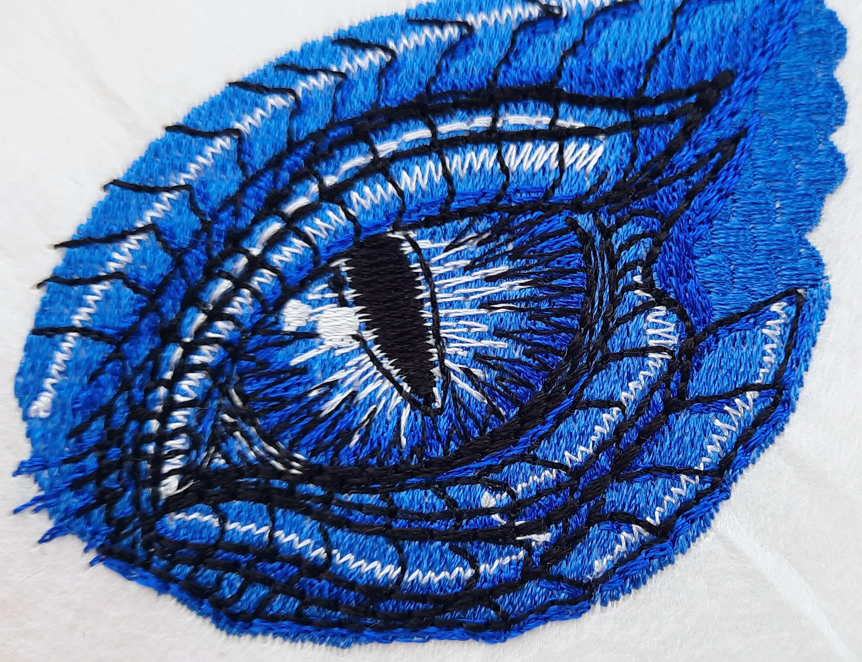 Embroidery Design Dragon's Eye Embroidery Design Japanese - Etsy
