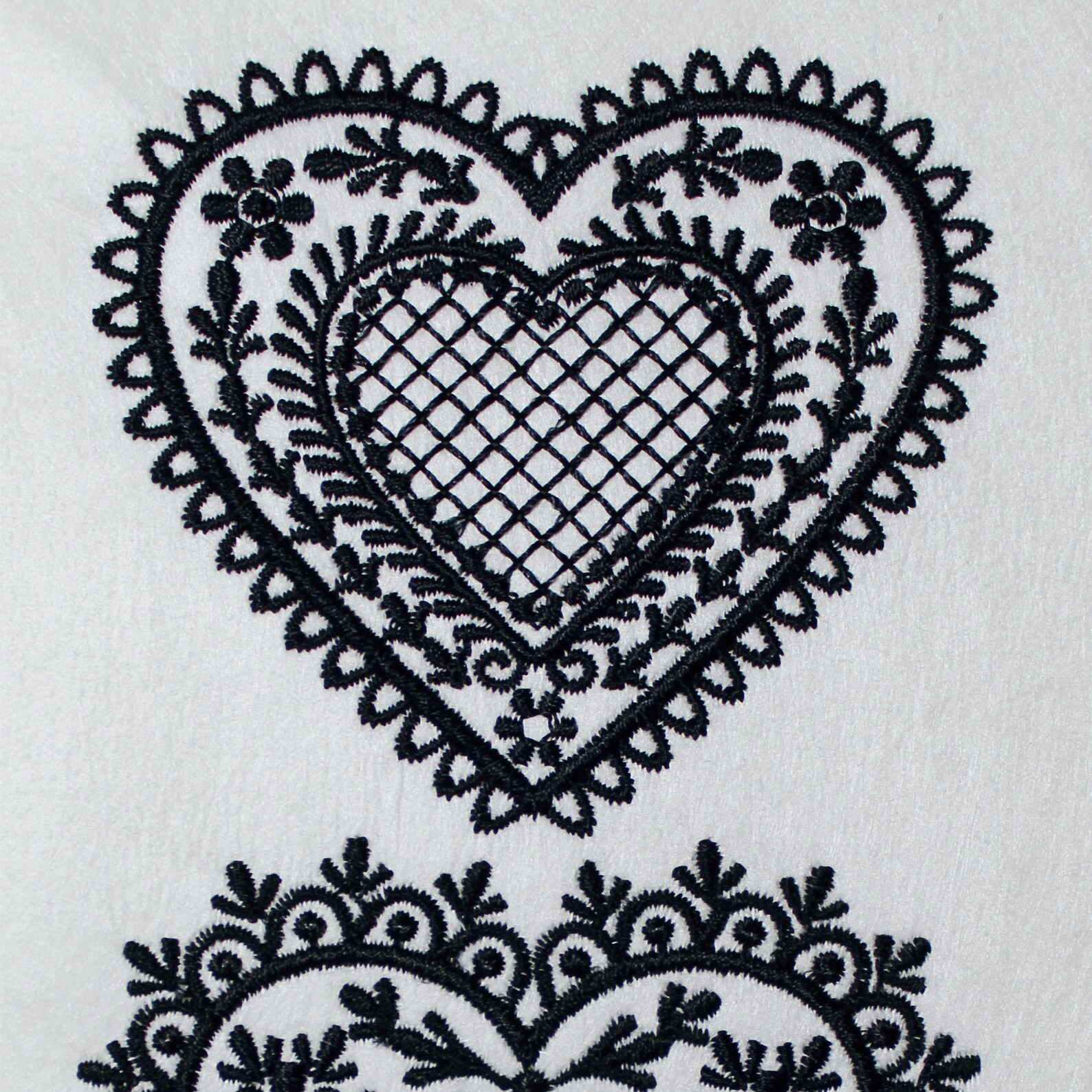 Filigree Hearts Machine Embroidery Design Valentine Heart - Etsy