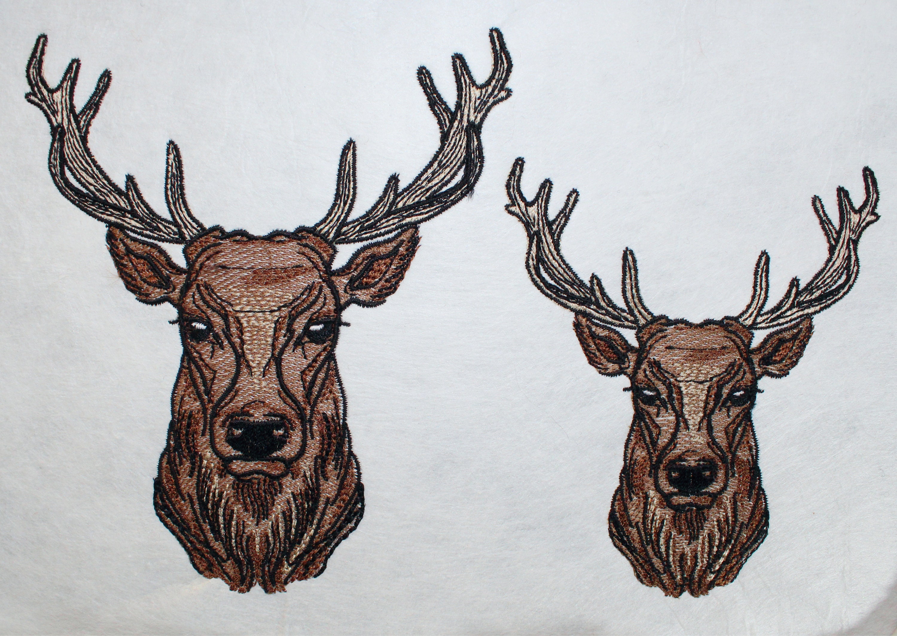 Deer Machine Embroidery Design - Etsy