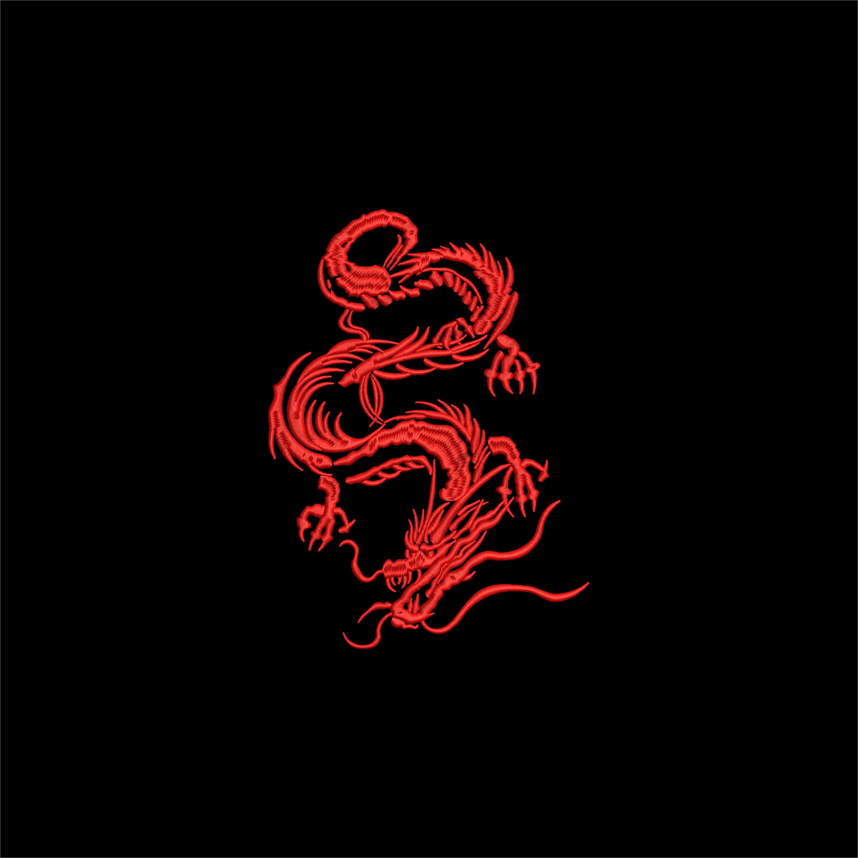 Embroidery Design Fire Spitting Dragon - Etsy