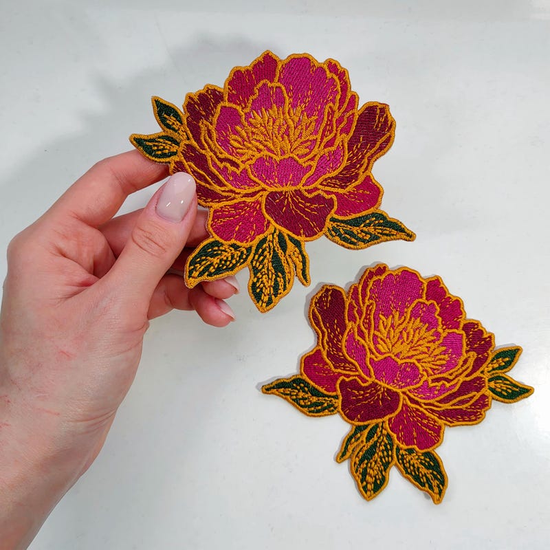 Large Embroidered Patch - Etsy
