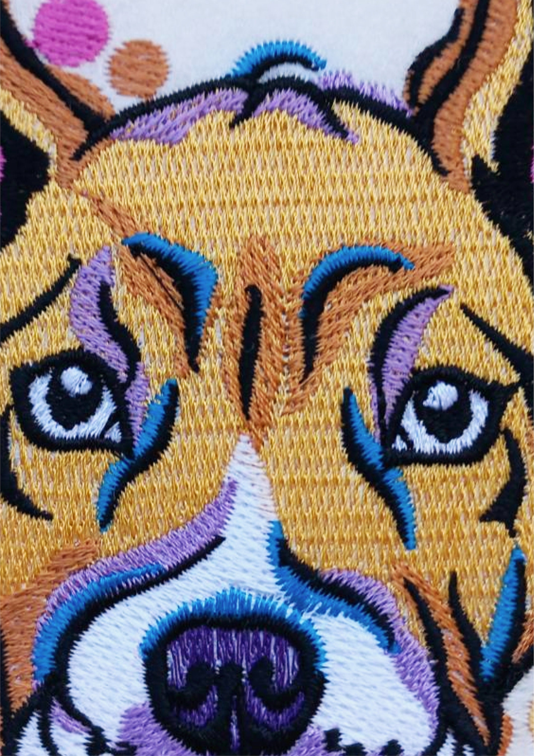 American Bully Machine Embroidery Design, Colorful Dog - Etsy Canada