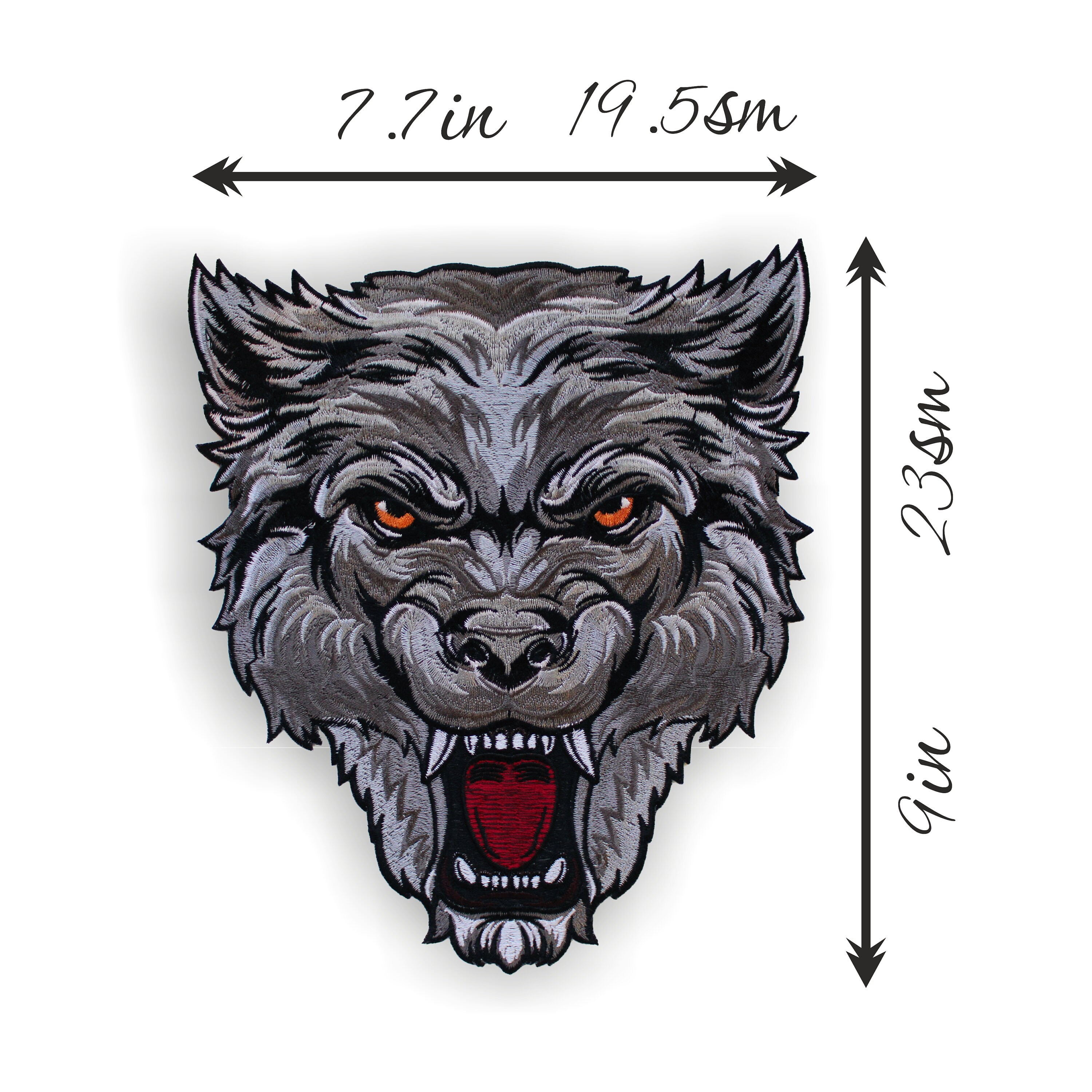 WOLF Iron on Patch - Etsy