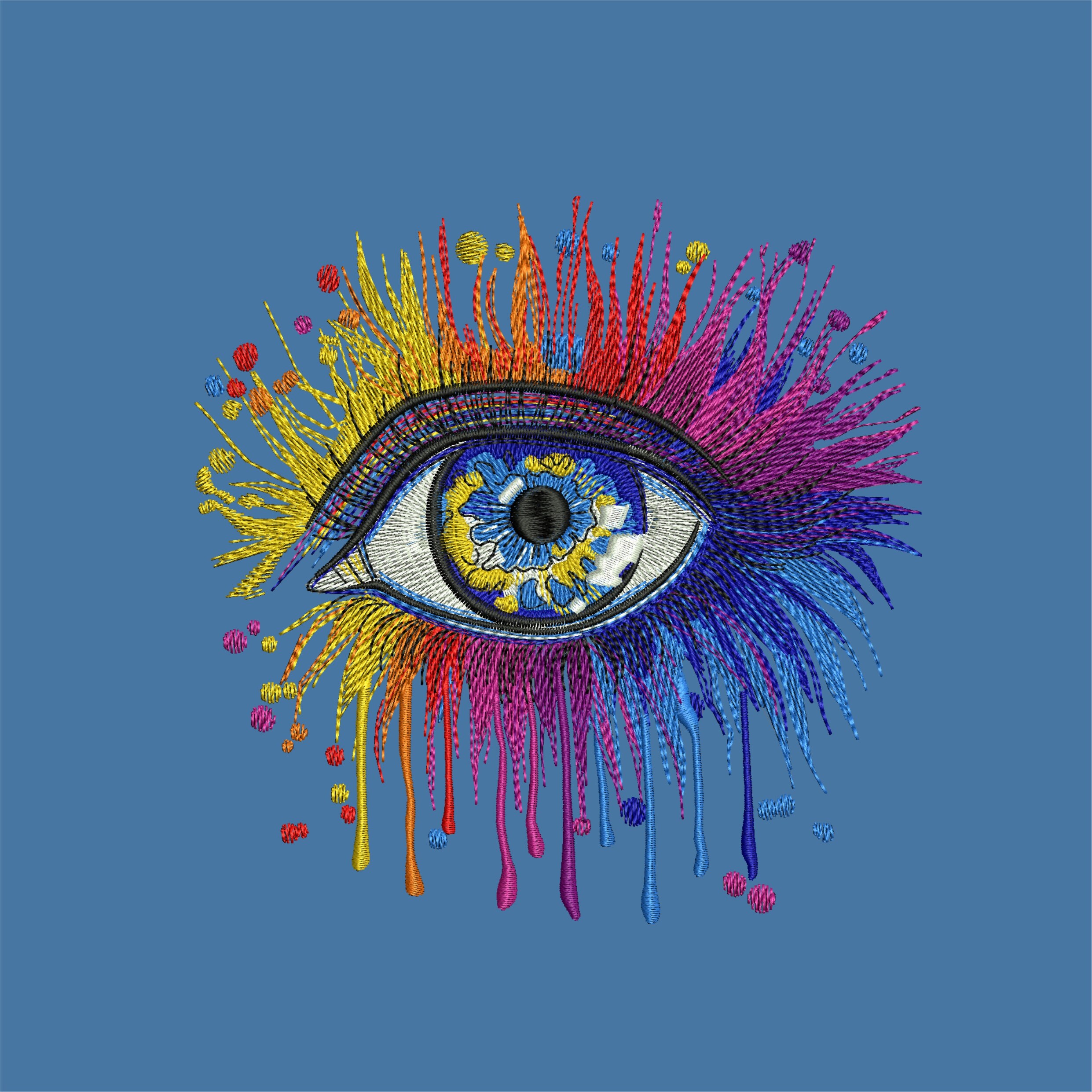 Eye Machine Embroidery Design - Etsy Australia