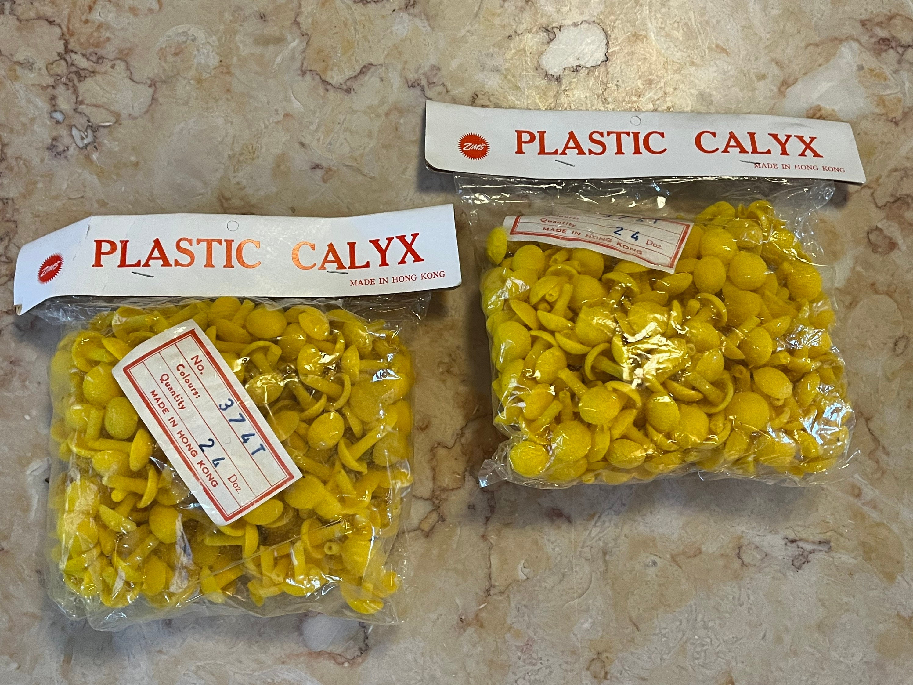 Vintage Plastic Calyx Made in Hong Kong Floral Craft .75” - Etsy