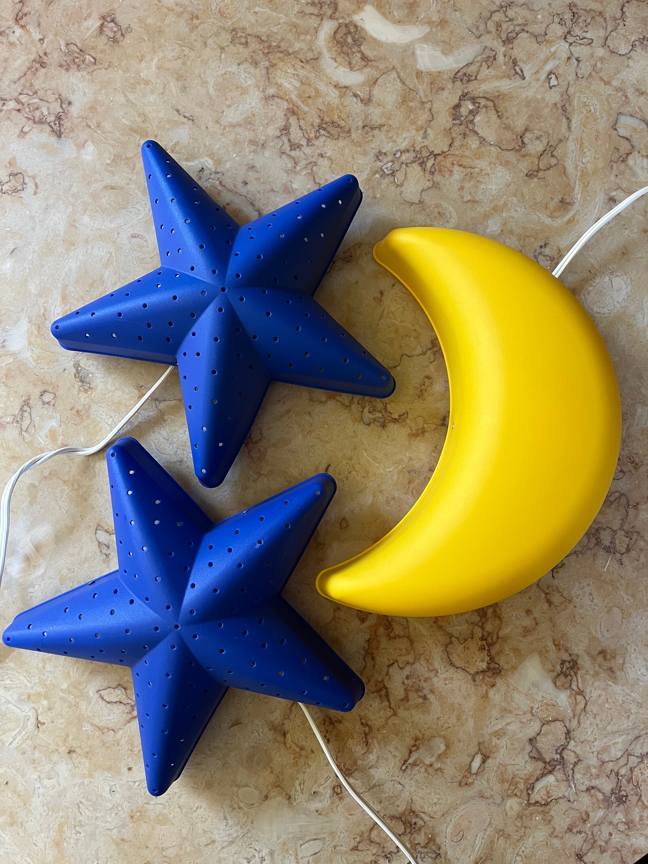 Ikea Smila Stars and Mane Moon Lights Wall Lamp Night Light - Etsy
