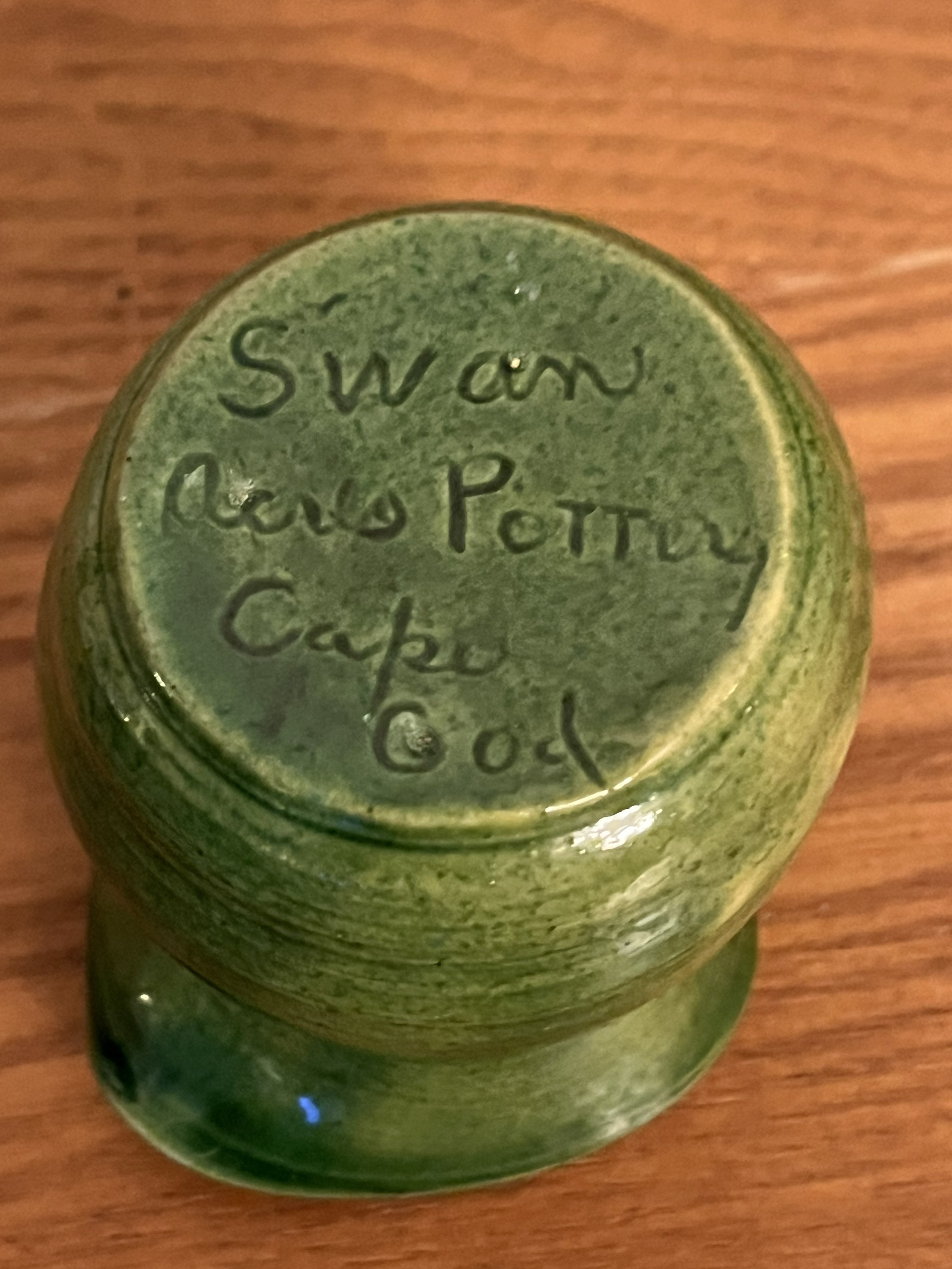Swan Acres Pottery Cape Cod Small Creamer Souvenir Mini - Etsy