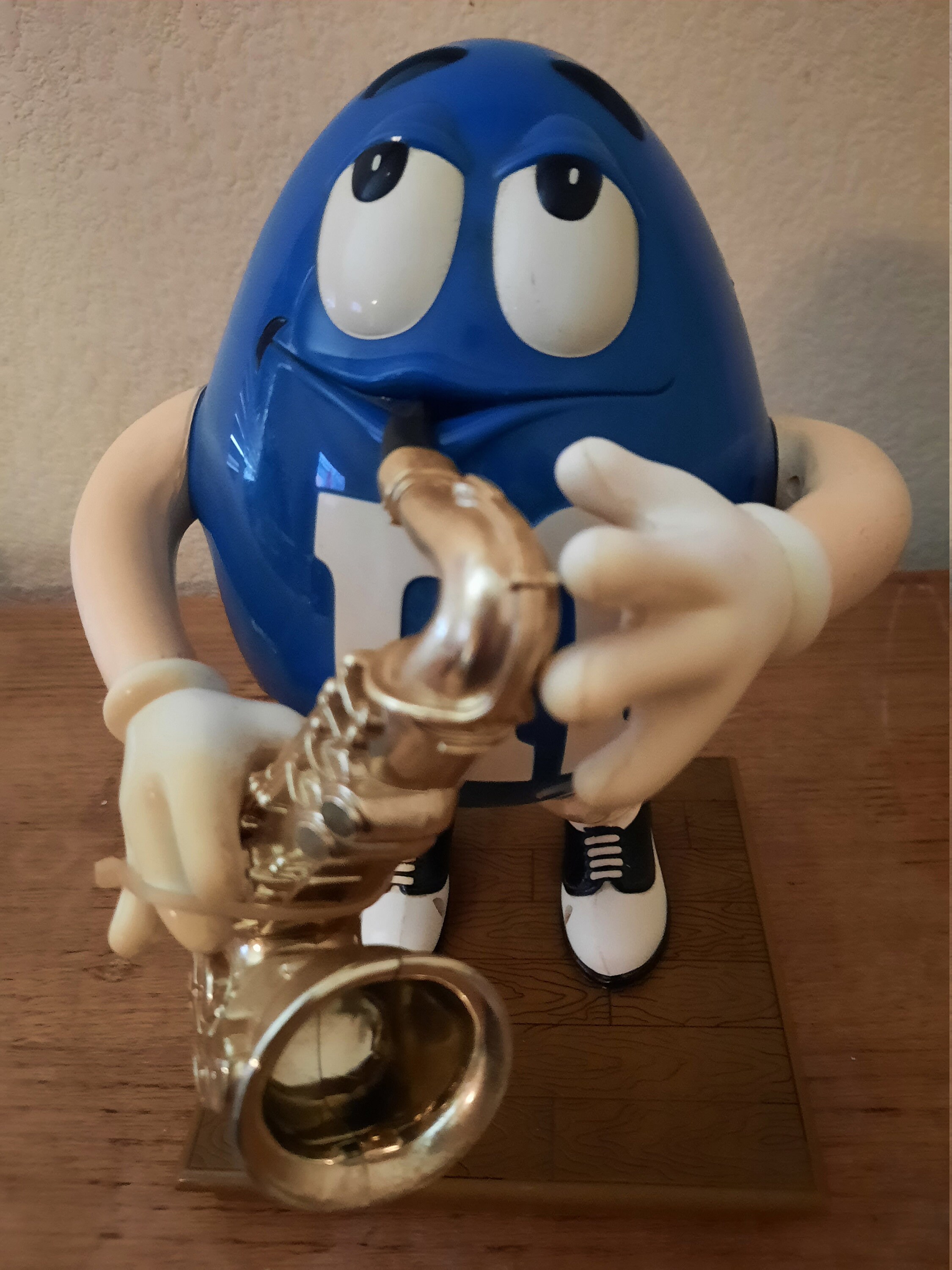 M&M Vintage Blue Sax Candy Dispenser Collectibles With/without Box - Etsy