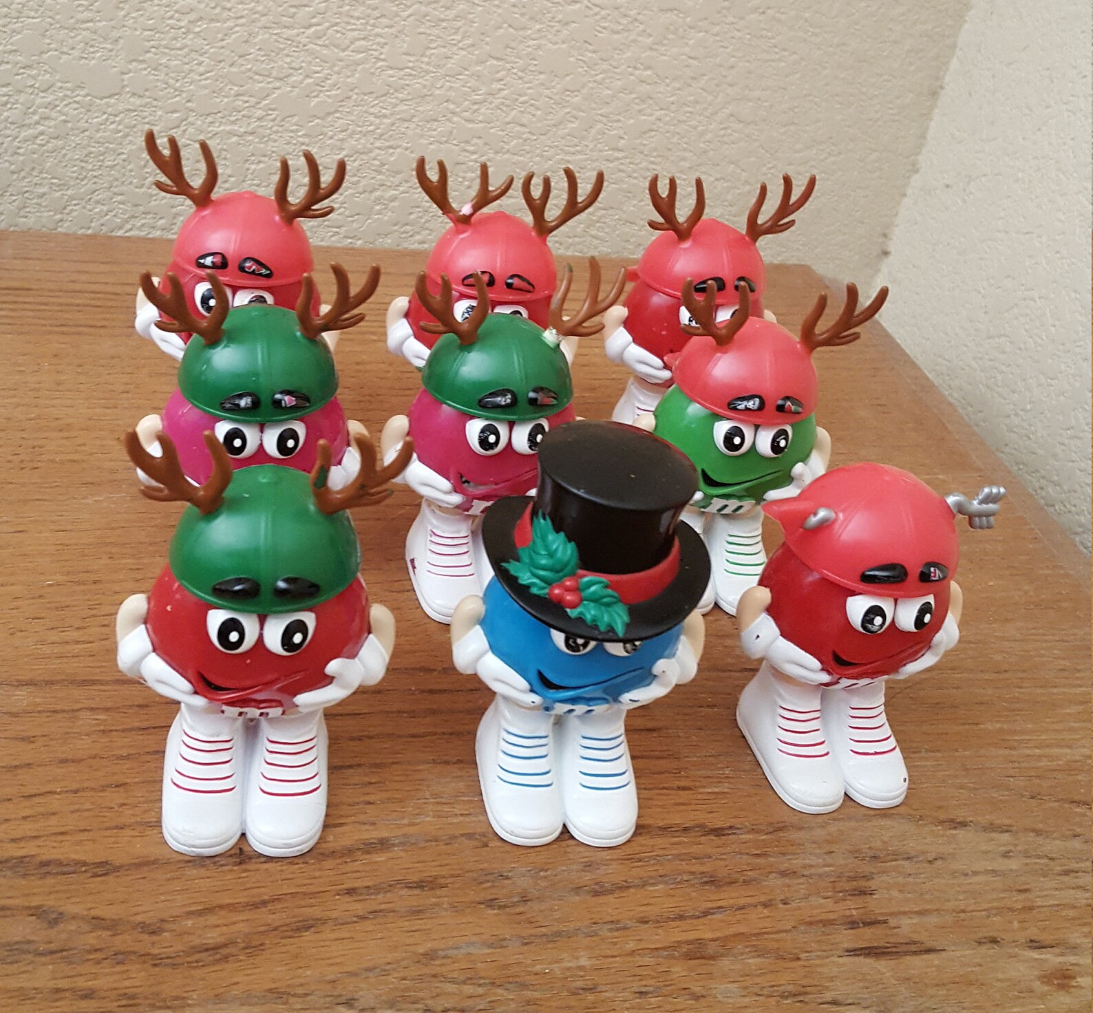 11 Holiday Mini M&m's Figurines - Etsy