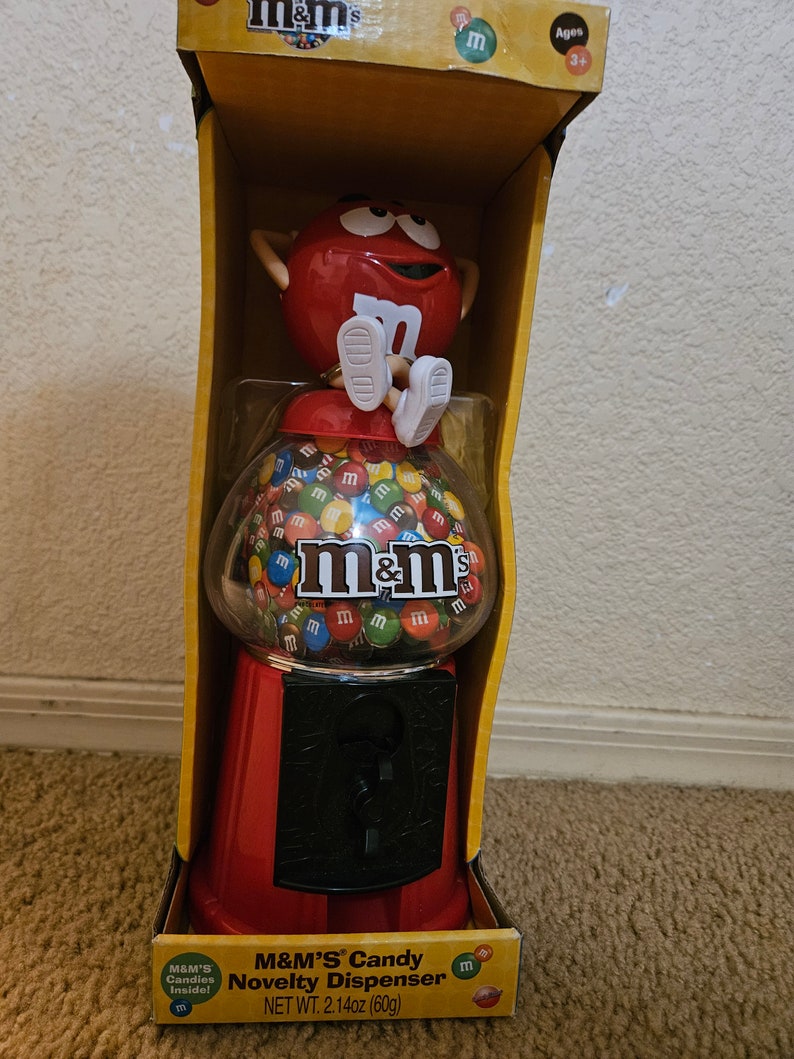 New M&ms Vintage Gumball Candy Dispenser With Box - Etsy
