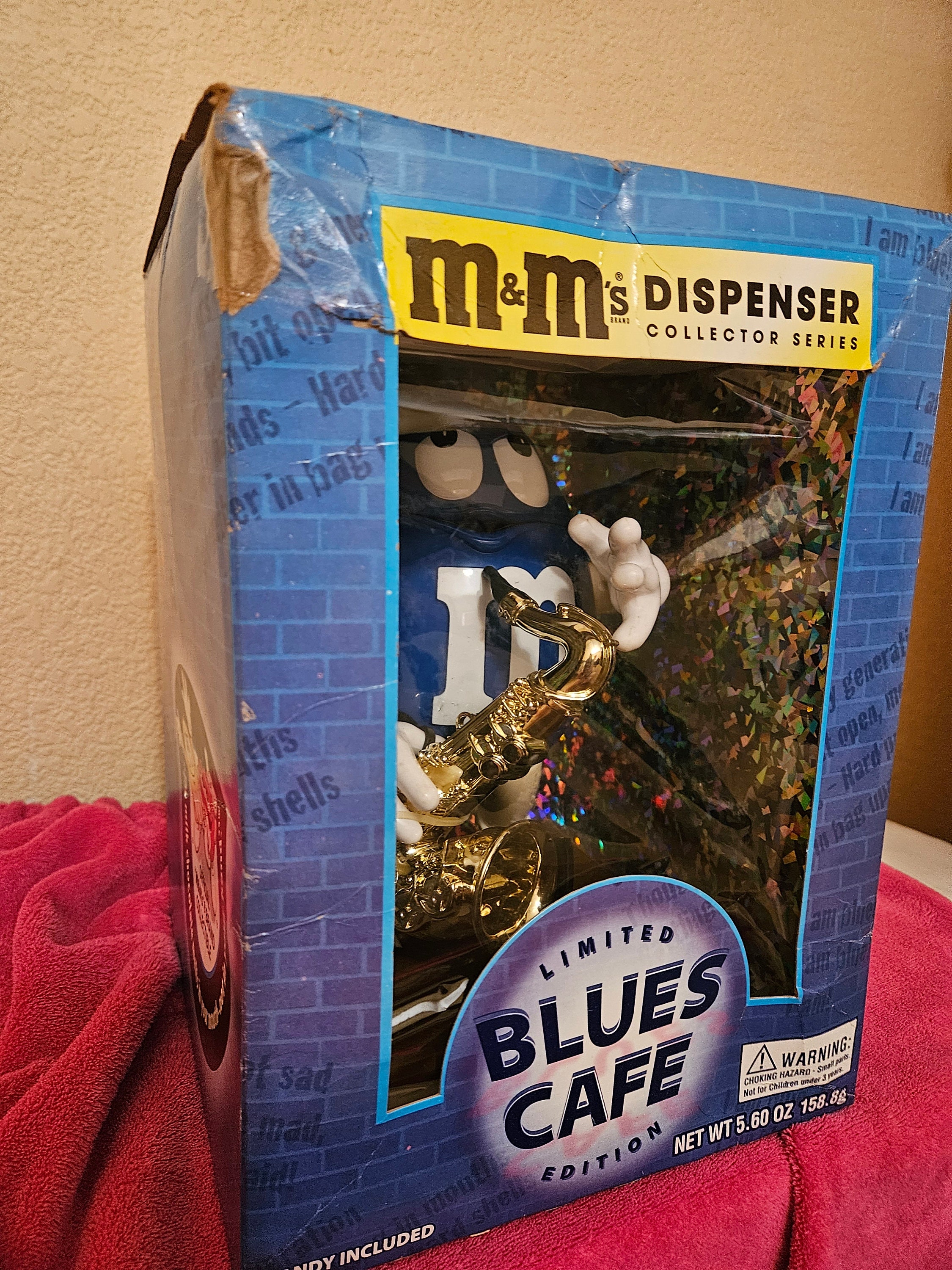 M&M Vintage Blue Sax Candy Dispenser Collectibles With/without Box - Etsy