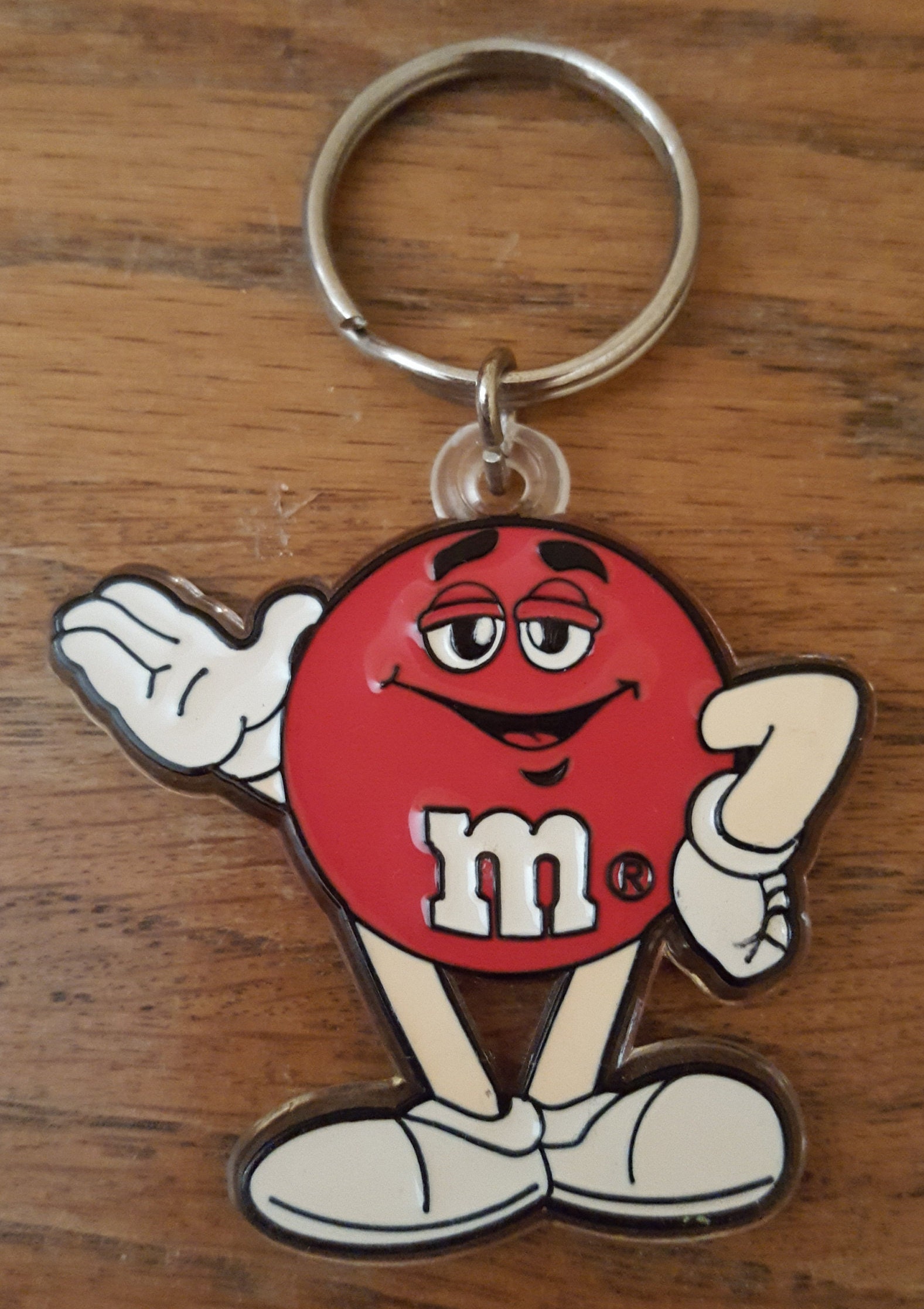 2 M&Ms Red Yellow Character Metal Key Chain Select one | Etsy