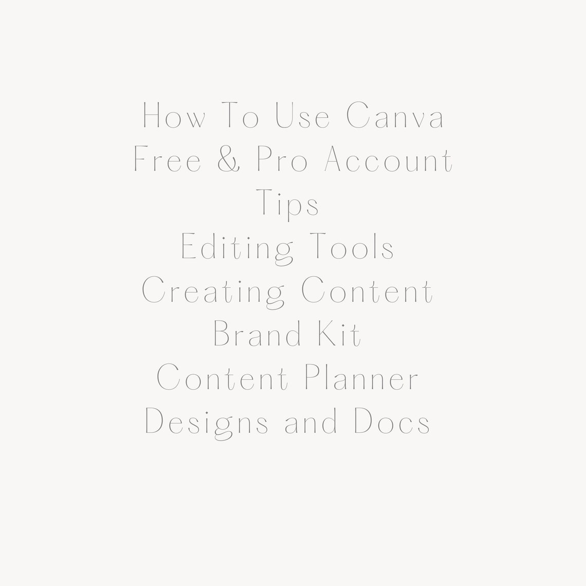 Canva Guide, How to Create Quality Designs and Documents, Digital, PDF ...