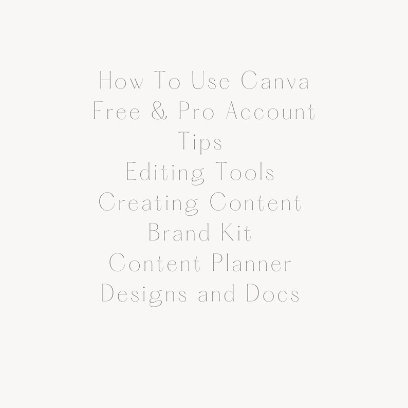 Canva Guide, How to Create Quality Designs and Documents, Digital, PDF ...