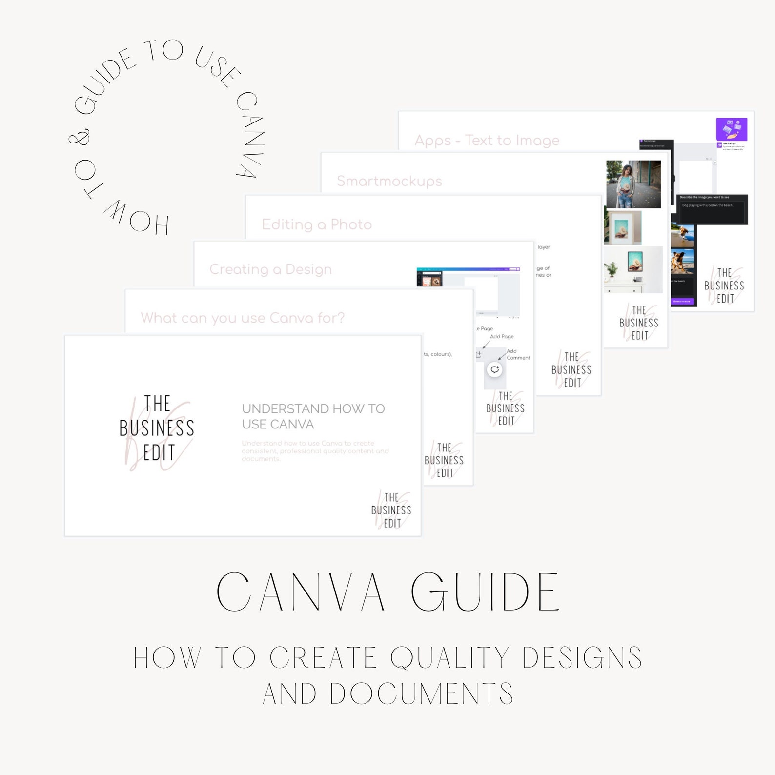 Canva Guide, How to Create Quality Designs and Documents, Digital, PDF ...