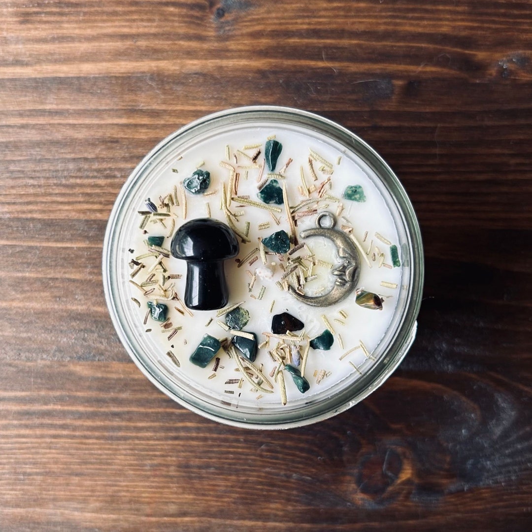 Dark Academia Candle, Mahogany & Leather Scented, Book Lover Candle ...