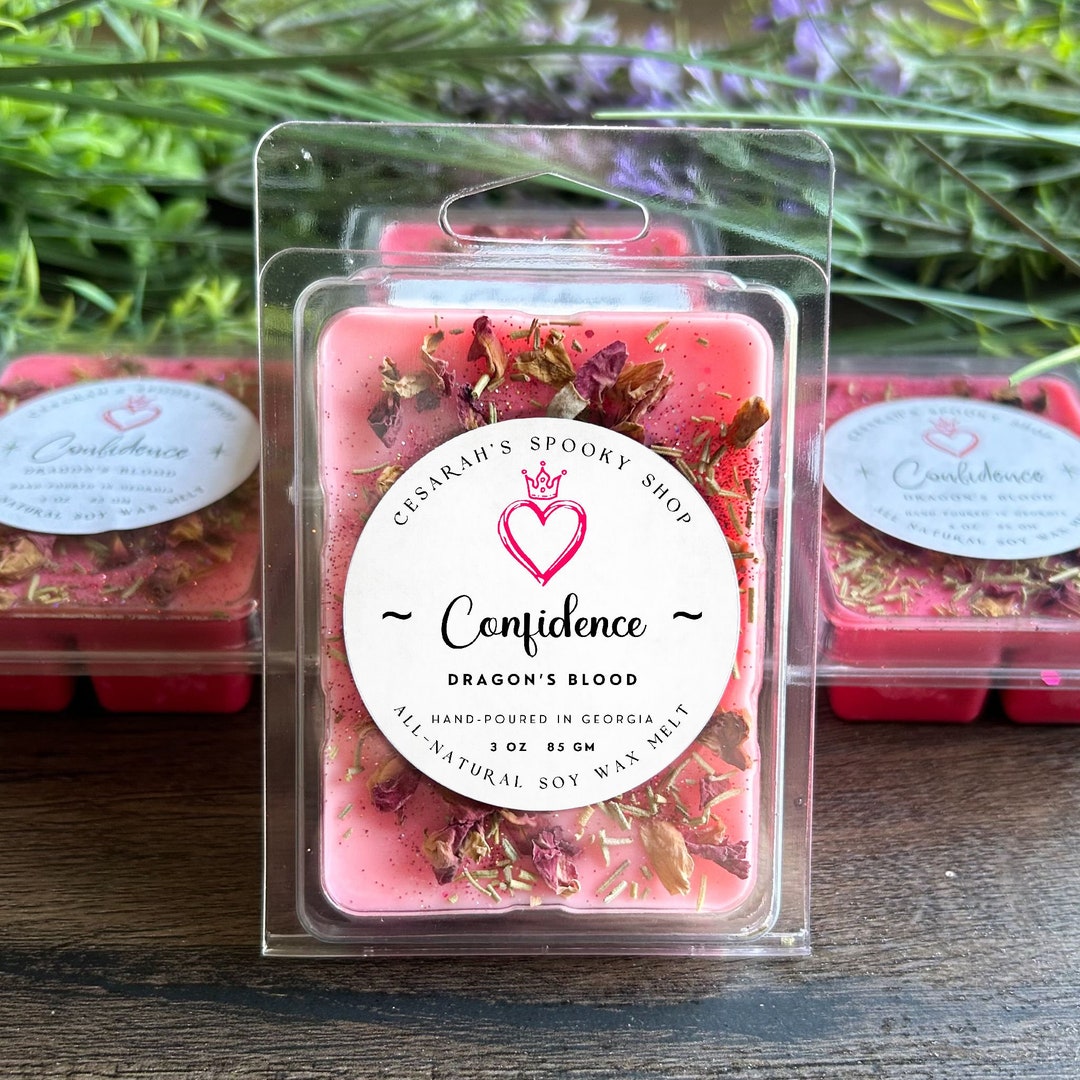 Confidence Wax Melt - Dragon's Blood Scented, Self Love Ritual Wax ...