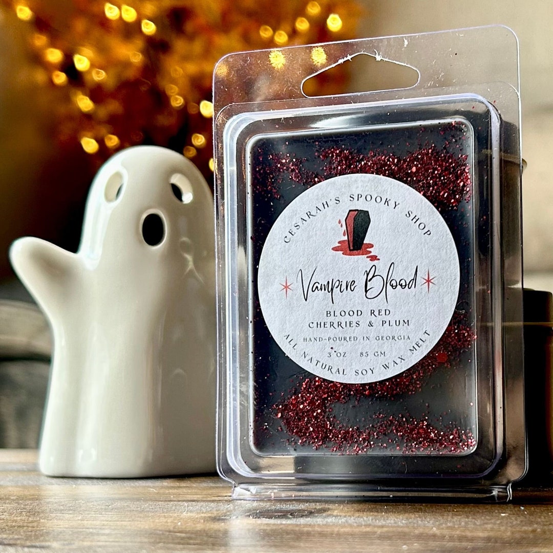 Vampire Blood Wax Melt Blood Red Cherries and Pum Vampire Wax Melts ...