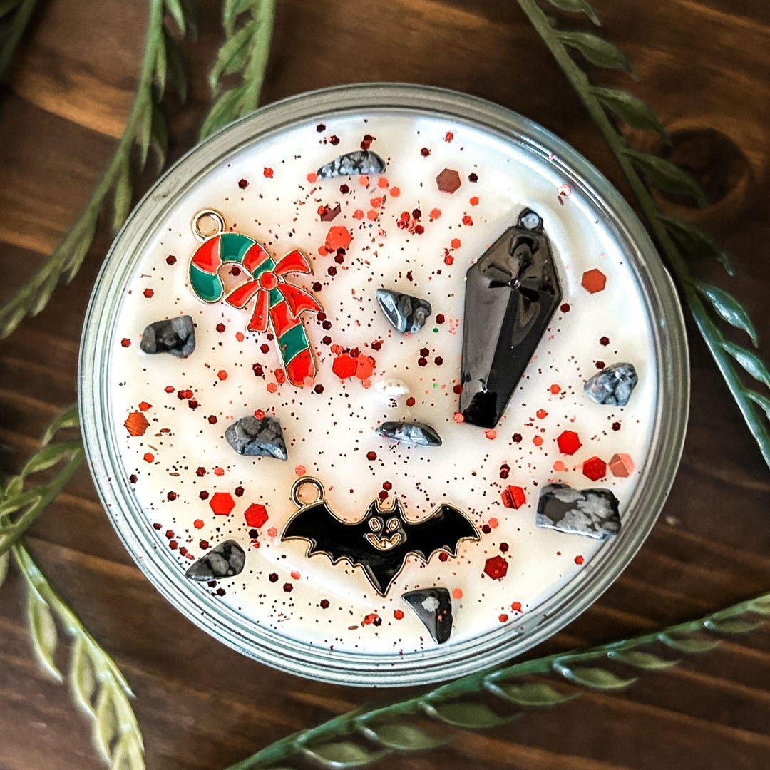 Haunted Holidays Candle, Halloween Christmas Candle, Halloween Home ...