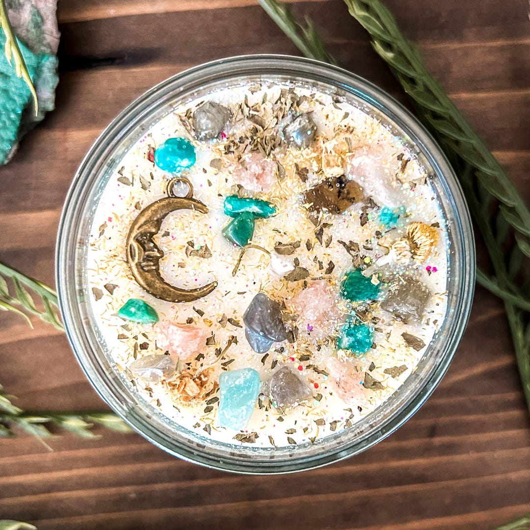 New Beginnings Candle | Cottagecore Decor, Witchy Decor, Witchy Crystal ...