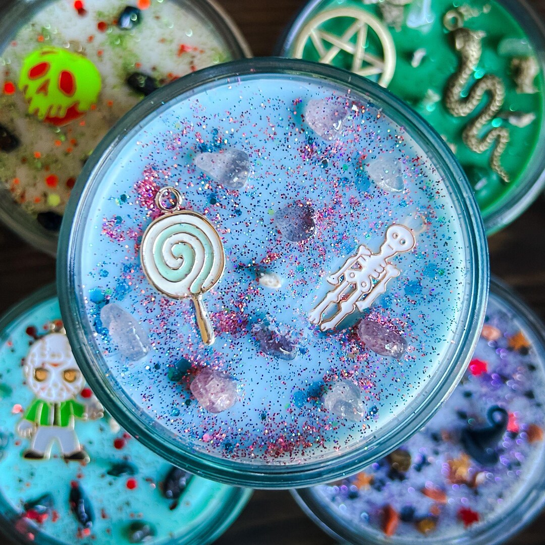 Sweet but Psycho Candle, Halloween Candles, Pastel Goth Spooky Candle ...