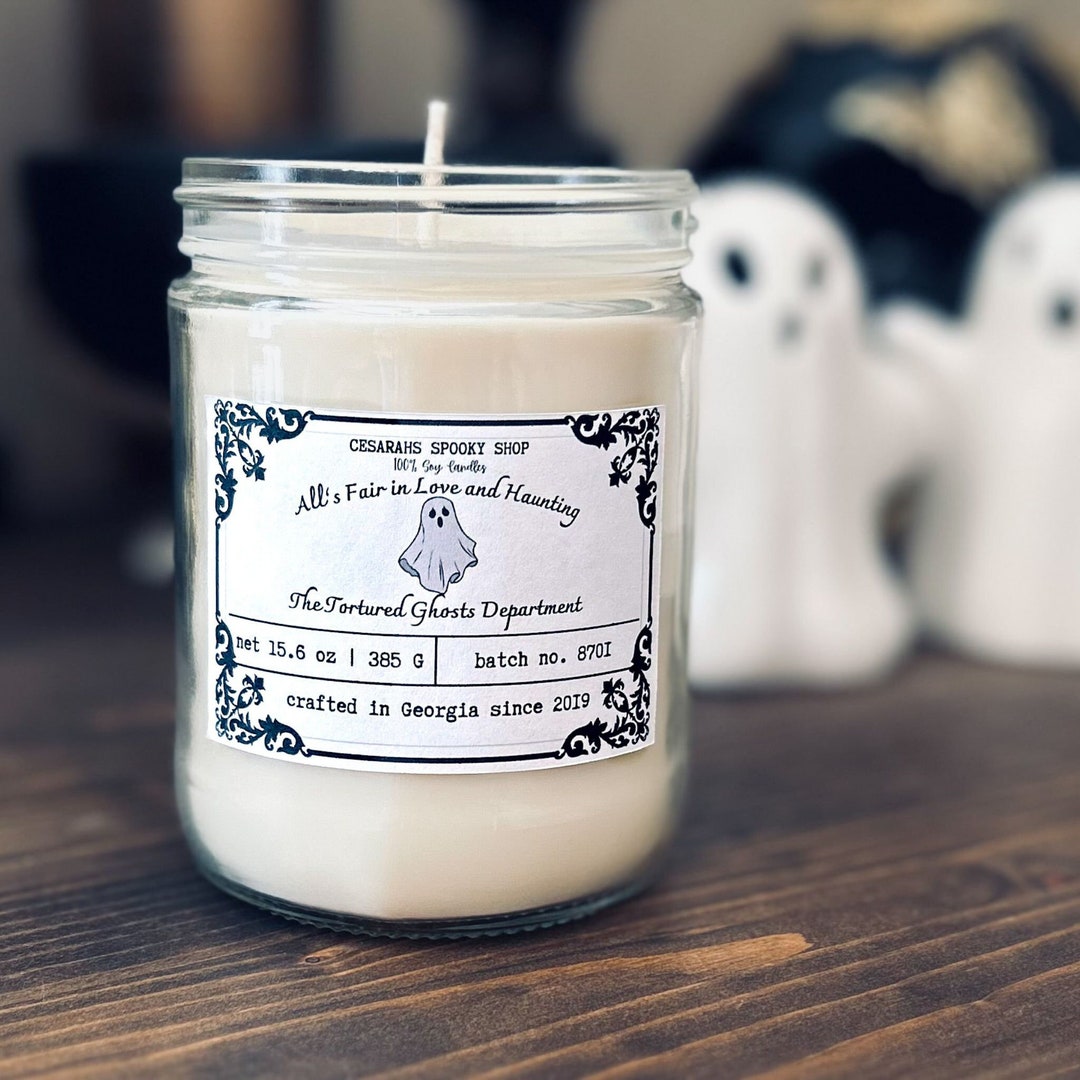 The Tortured Ghosts Department Soy Candle Halloween Taylor Swift Spooky ...