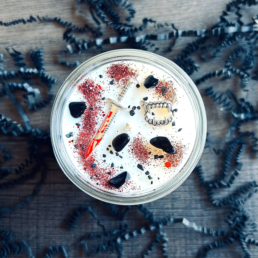 Vampire Blood Candle Halloween Candle Halloween Home Decor - Etsy