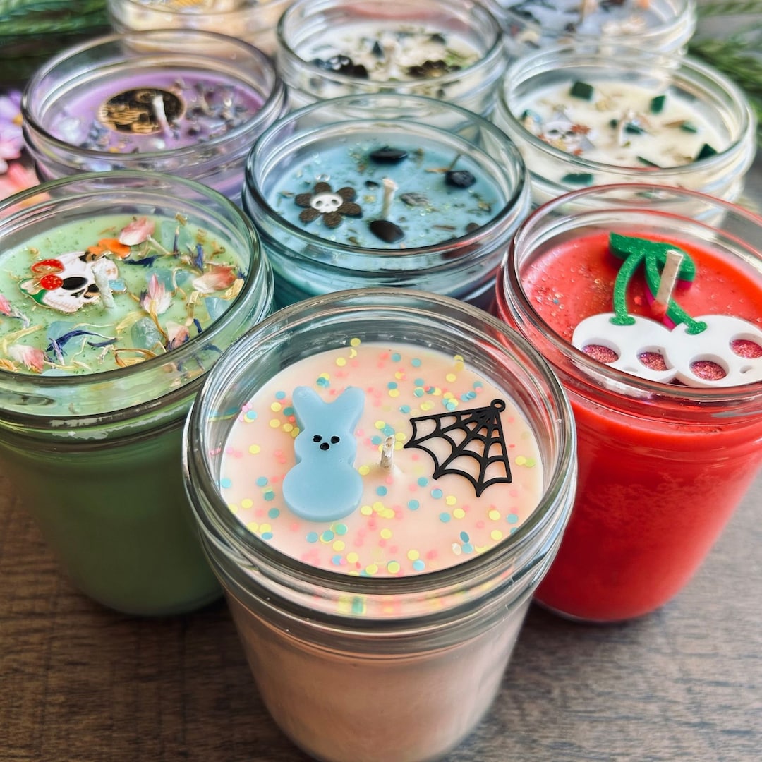 Spooky Spring Halloween Candles, Horror Candles, Springoween, Scary ...