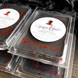 Vampire Blood Wax Melt Blood Red Cherries and Pum Vampire Wax Melts ...