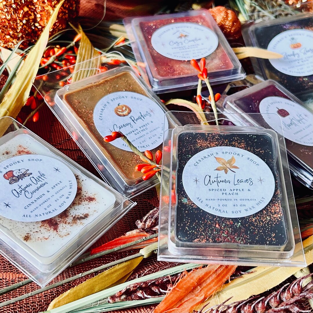 Autumn Wax Melts Fall Scents Gift Ideas Thanksgiving Strong Scented Wax ...