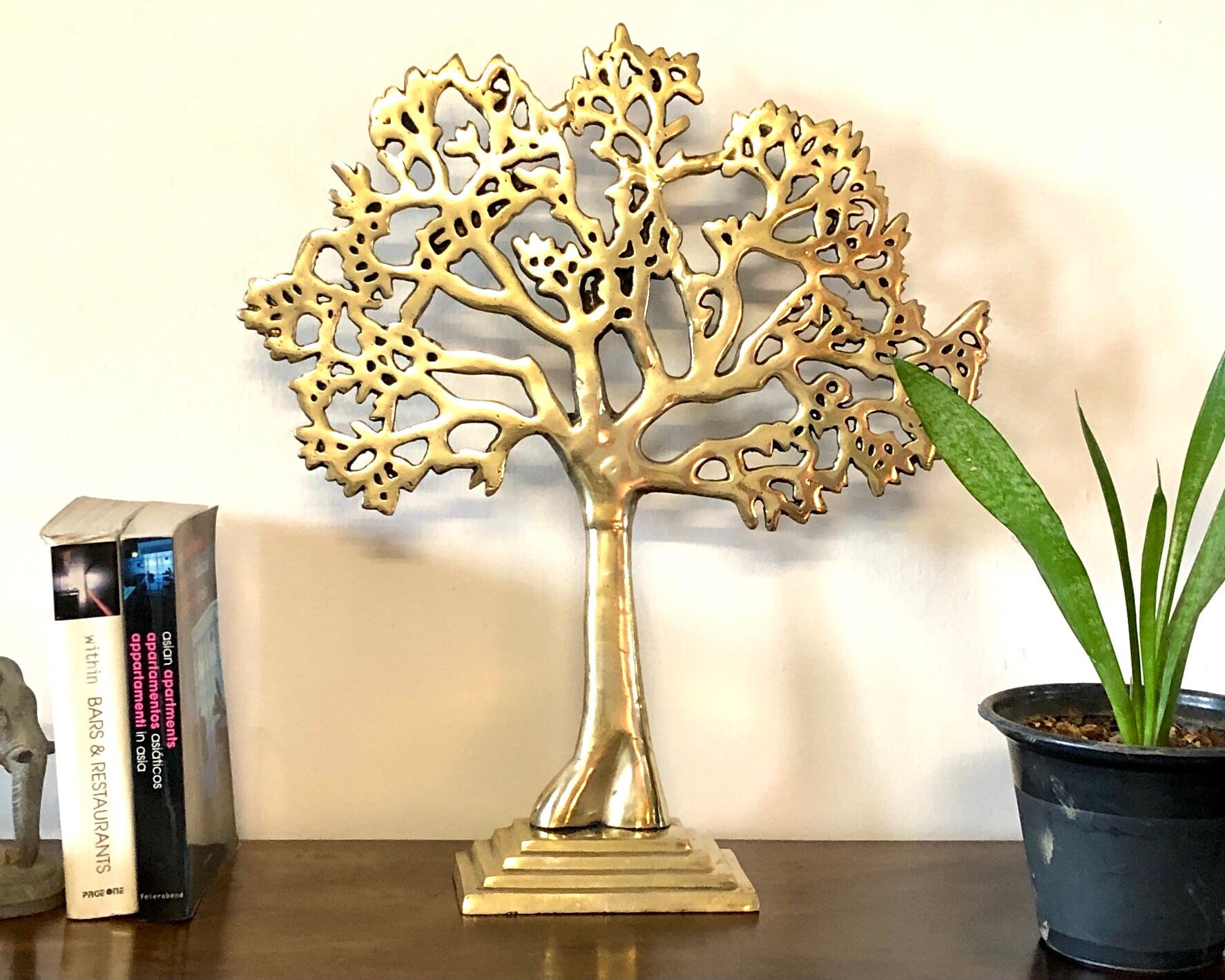 Indian Brass Tree of Life. A Beautiful Piece of Artefact for - Etsy