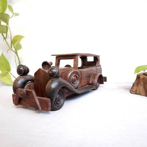 Handcrafted Wooden Vintage Car(rosewood) - Etsy
