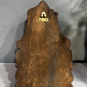 A Devine Handcrafted Painted Wooden Head Mask of Hanuman Devotee of ...