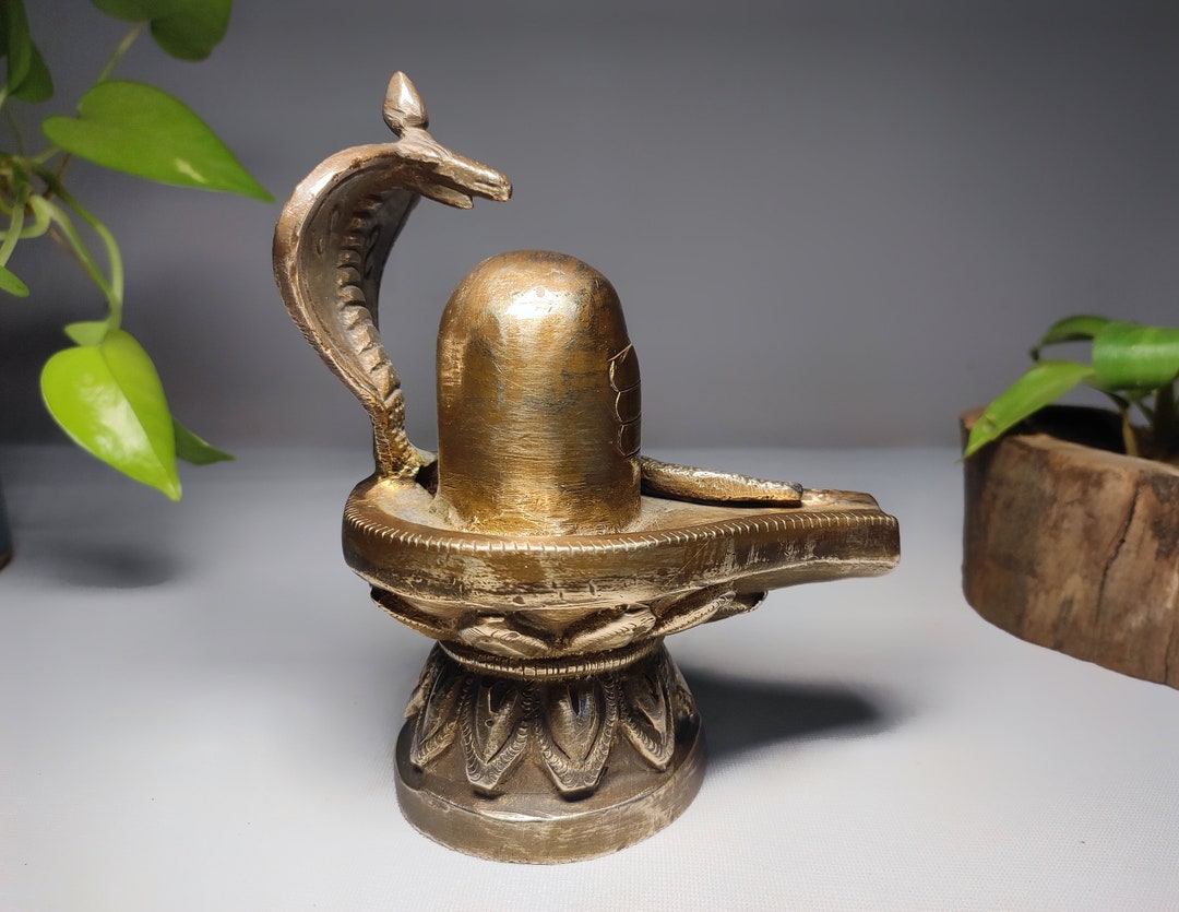 Indian Shiva Linga Made of Brass. Solid Casting in Brass. Ideal for ...