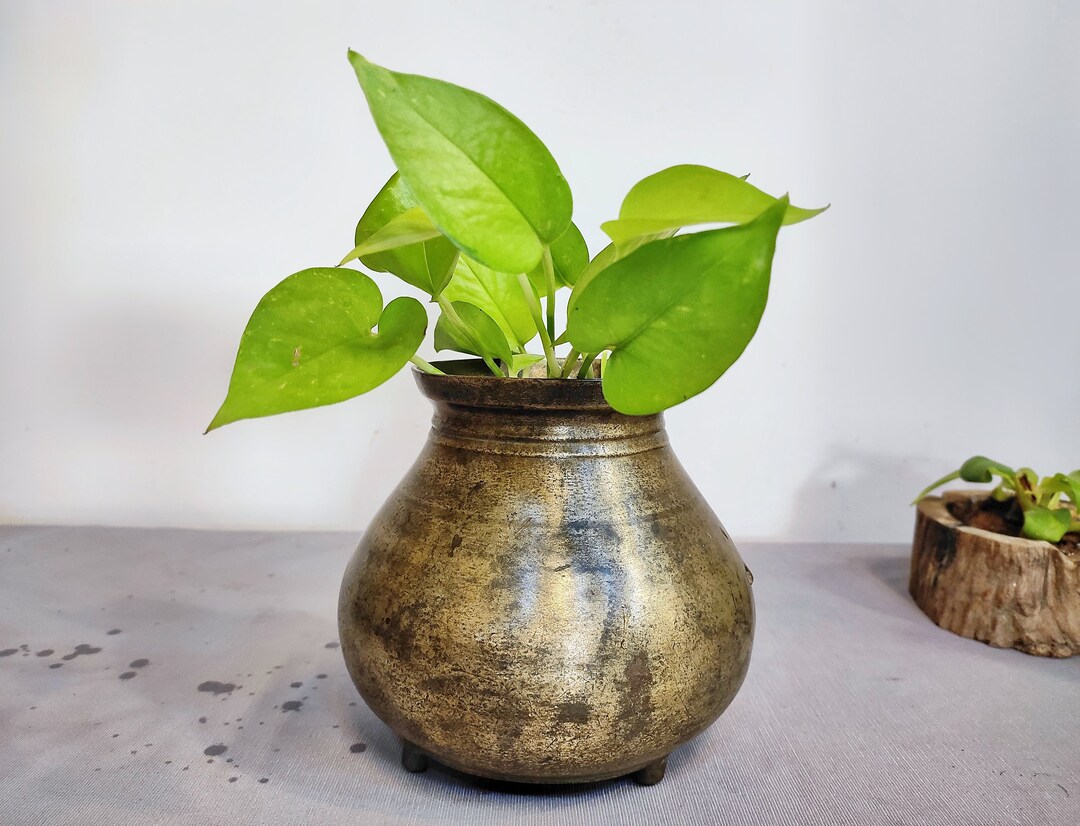 Indian Antique Bronze Holy Water Vessel (mondha) - Etsy