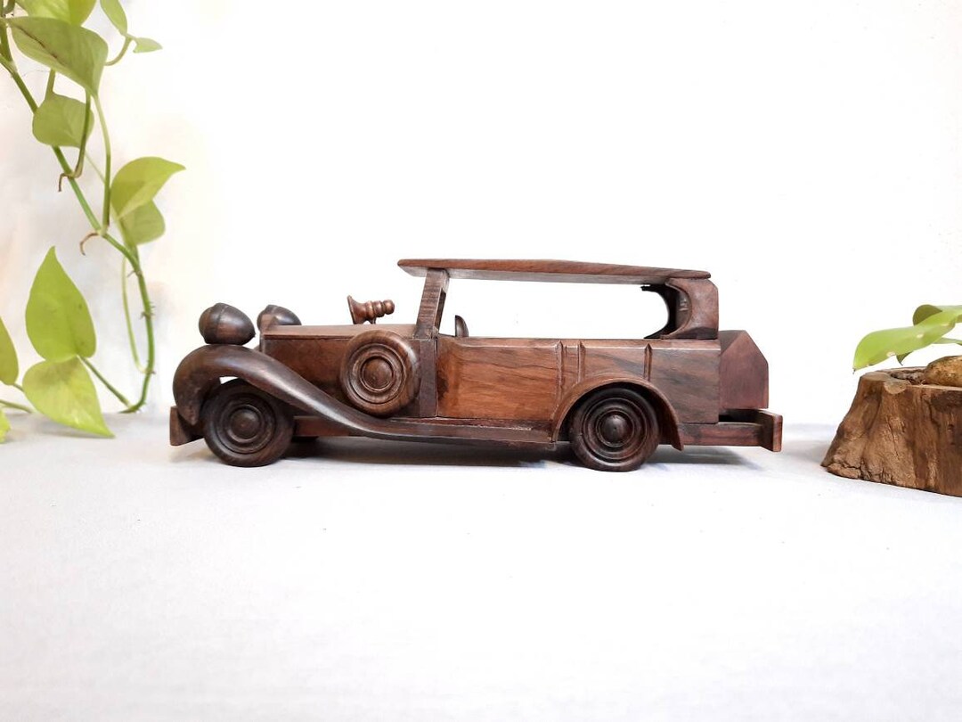 Handcrafted Wooden Vintage Car(rosewood) - Etsy