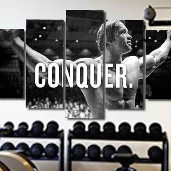 Arnold Schwarzenegger Conquer Poster - Etsy