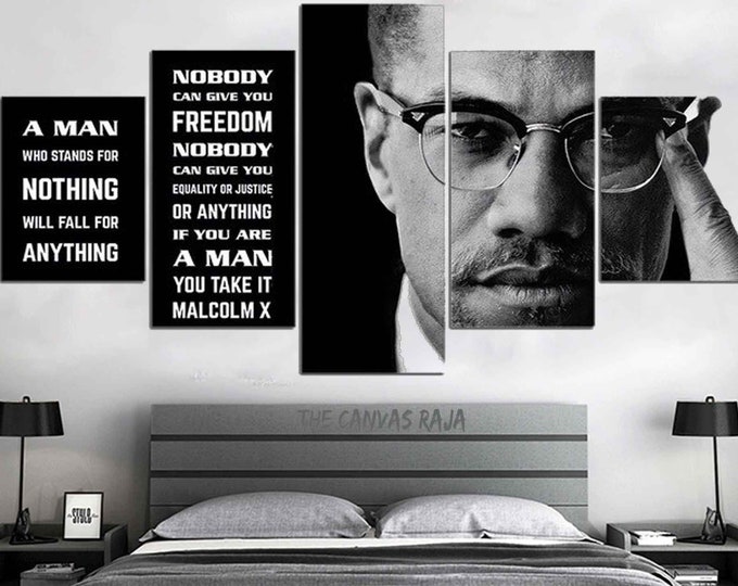 Malcom X Quote, Malcom X Print, Malcom X Art, Malcom X Poster, Black ...