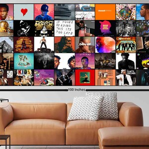 Hip Hop Music Albums Poster Art Canvas Print Rapper Wall Collage for ...