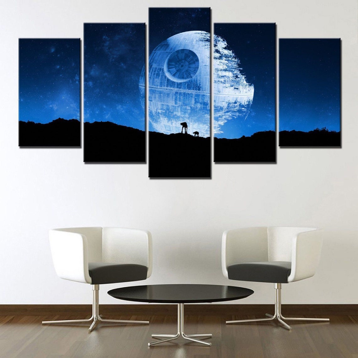 Star Wars Landscape Canvas Wall Art Print Decor Framed Panel | Etsy