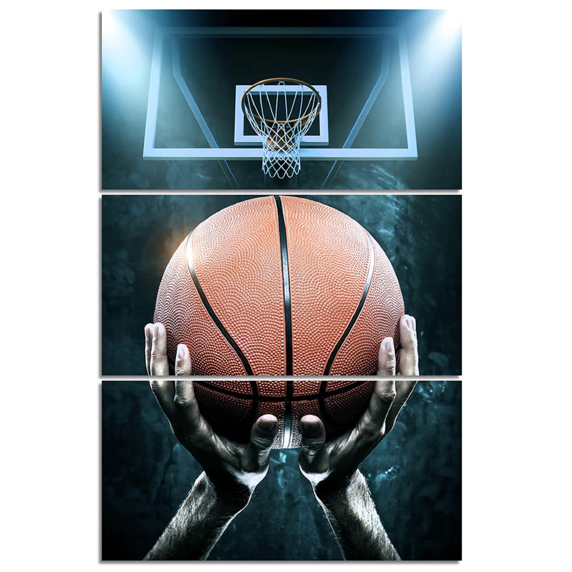 Basketball Room Wall Art Canvas Poster Bedroom Decor Print - Etsy