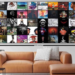 Hip Hop Music Albums Poster Art Canvas Print Rapper Wall Collage for ...