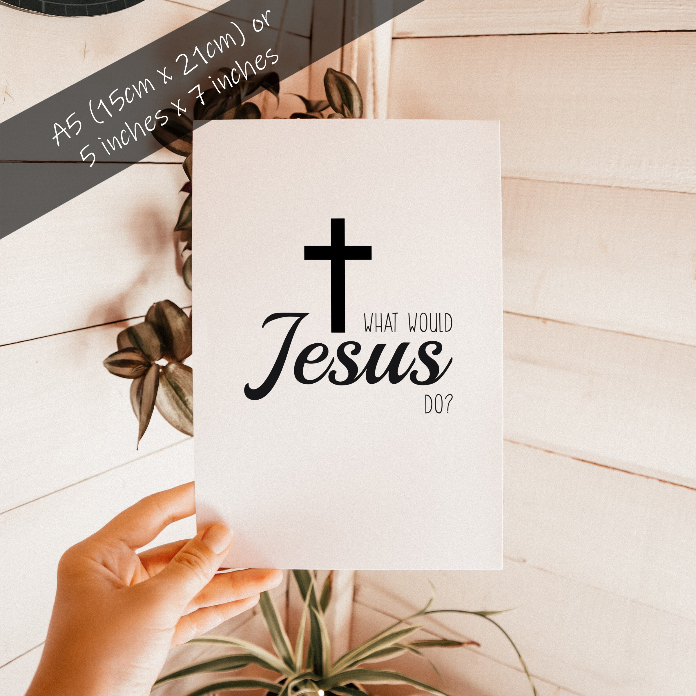 What Would Jesus Do WWJD Christian Wall Art Print - Etsy Italia