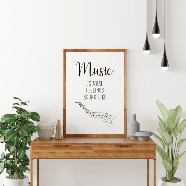 Music Quote - Etsy
