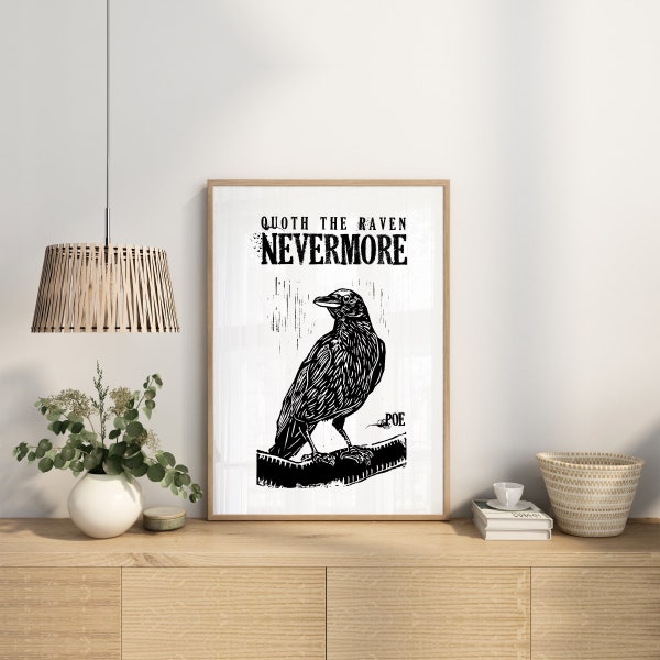 The Raven Quotes - Etsy