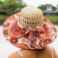 Life's a Beach Floppy Beach Hat, Sun Hat, Embroidered Sun Hat, Beach ...