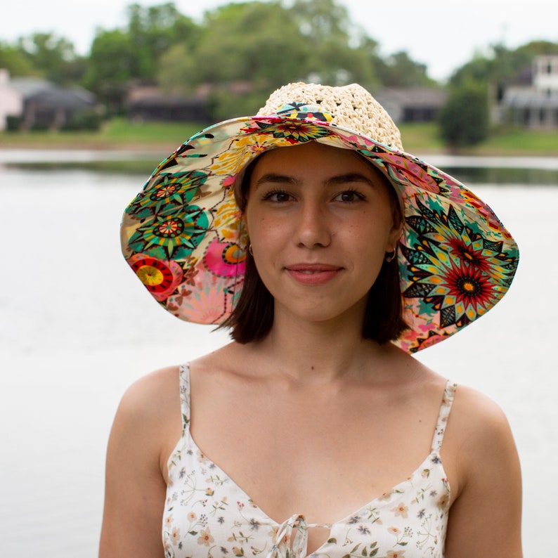 Floppy Beach Hat, Summer Hat, Wide Brim Cap, Vacation Hat, Bridal Party ...
