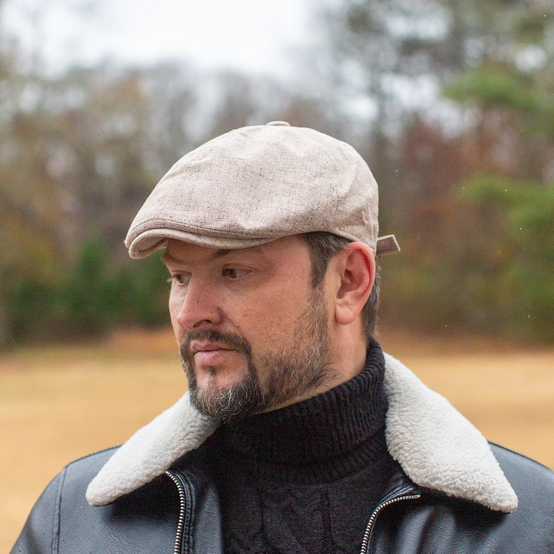Men's Cotton Gatsby Cap: Vintage British Newsboy Hat - Etsy