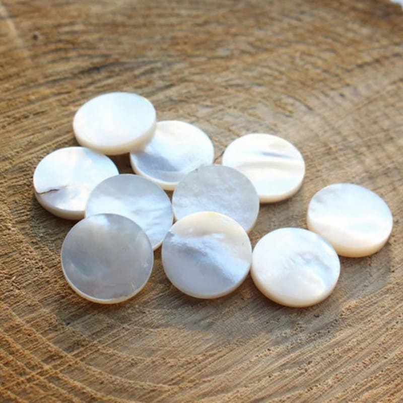 Flat Pearl Beads - Etsy